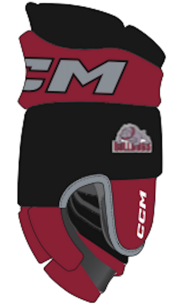 CCM Custom BMHA Bulldogs Glove- Youth – Scoff's Hockey Shop